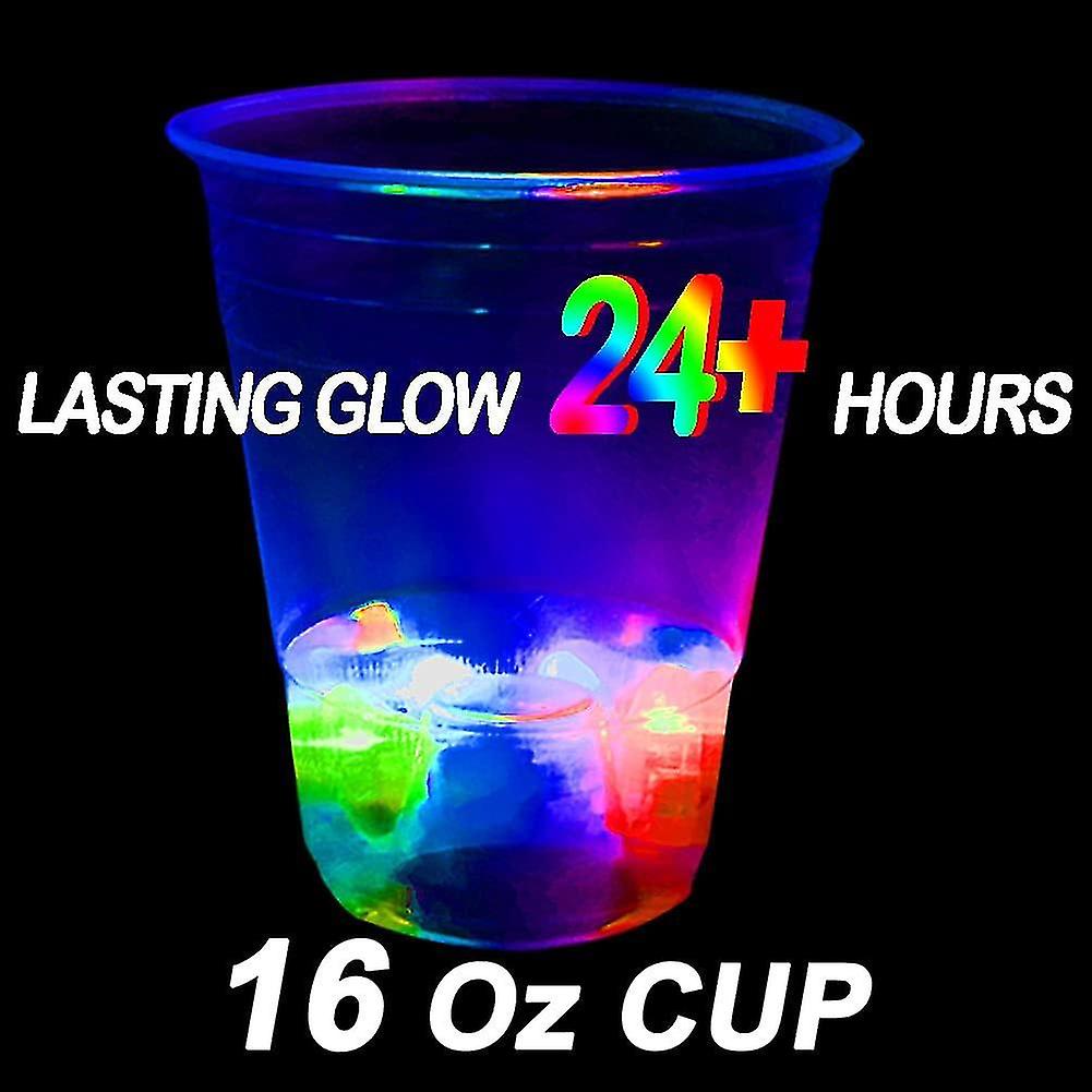 24 Pack Light Up Plastic Tumblers for Event Party, House Parties ...