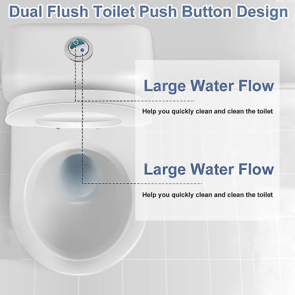 Toilet Flush Buttons Replacement Dual Flush Push Button Round Head ...