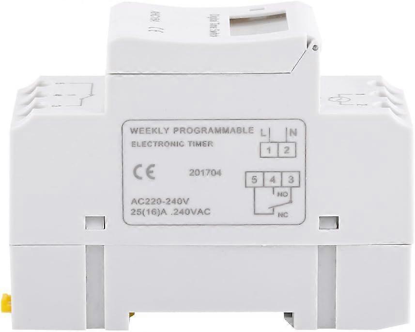 Digital weekly timer DIN rail timer Digital weekly timer Electronic ...