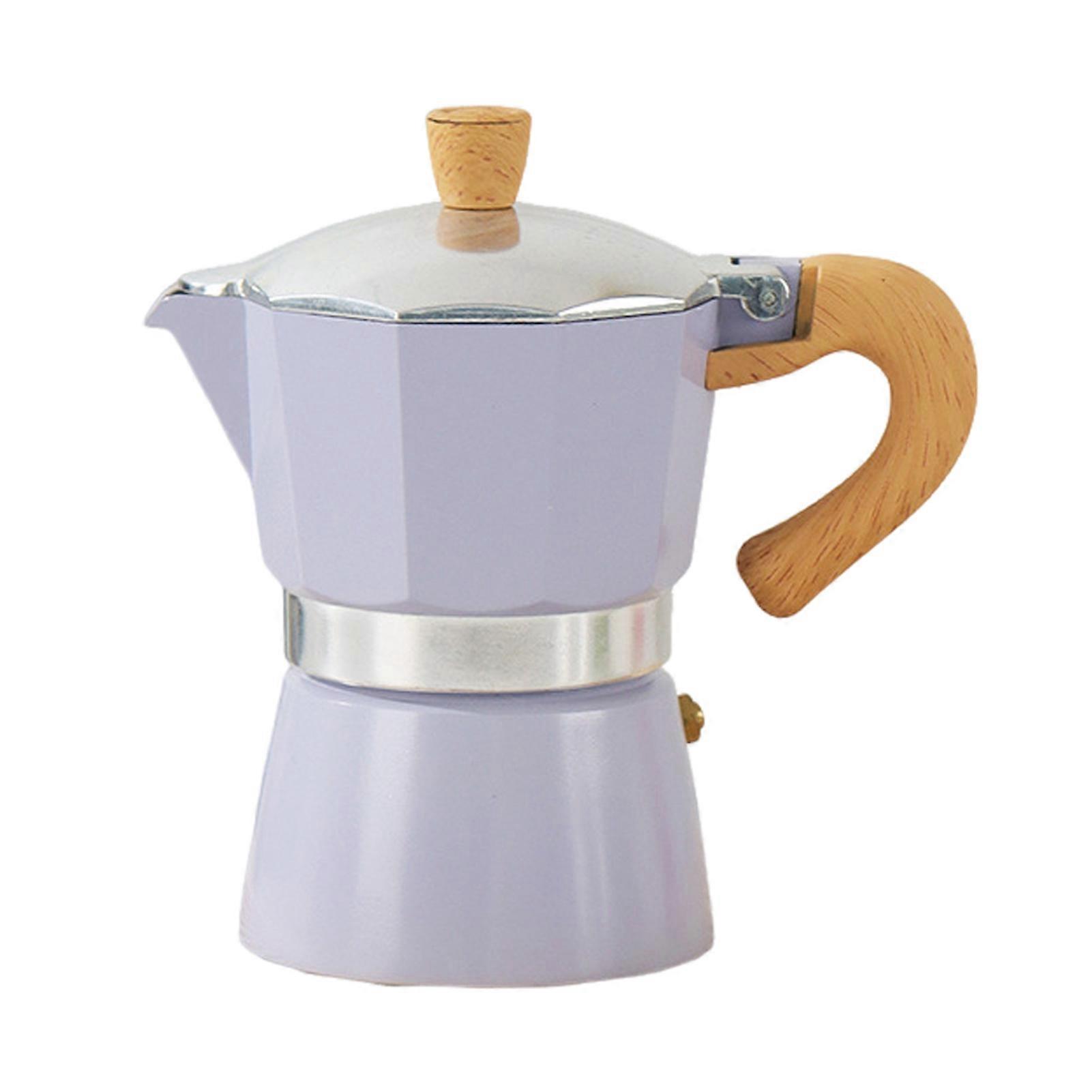 Moka Pot Espresso Maker 150ml Lightweight Stovetop Coffee Maker Easy to ...