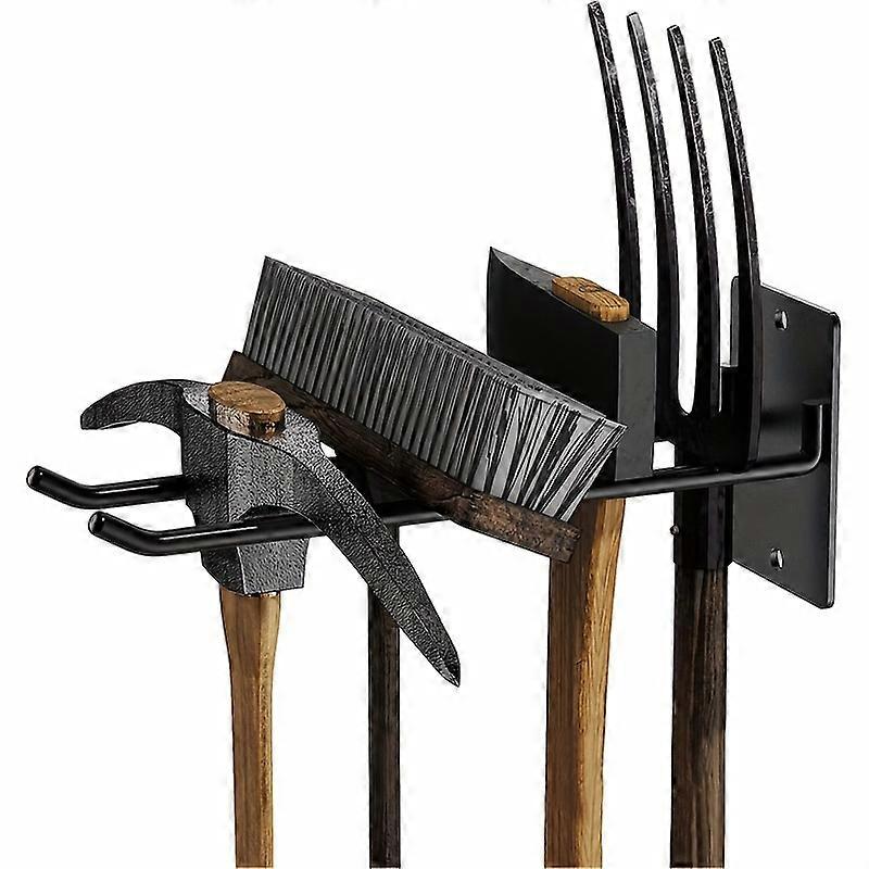1pcs Iron Garden Tools Display Wall-mounted Storage Rack For Shovels ...
