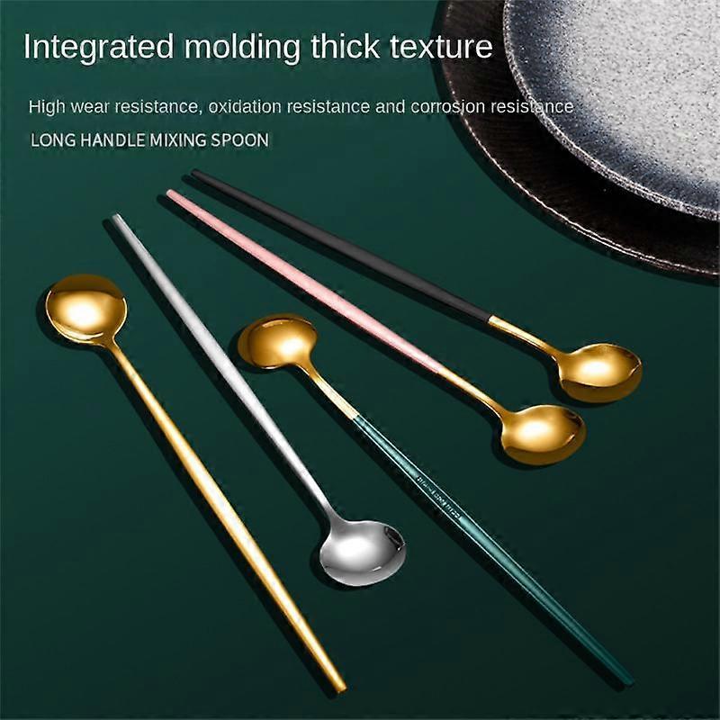 Stainless Steel Stirring Spoon Coffee Mixing Spoon High Appearance ...