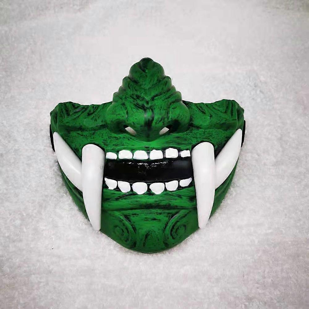 Japanese Samurai Oni Demon Mask Cosplay Horror Prajna Hannya Evil ...