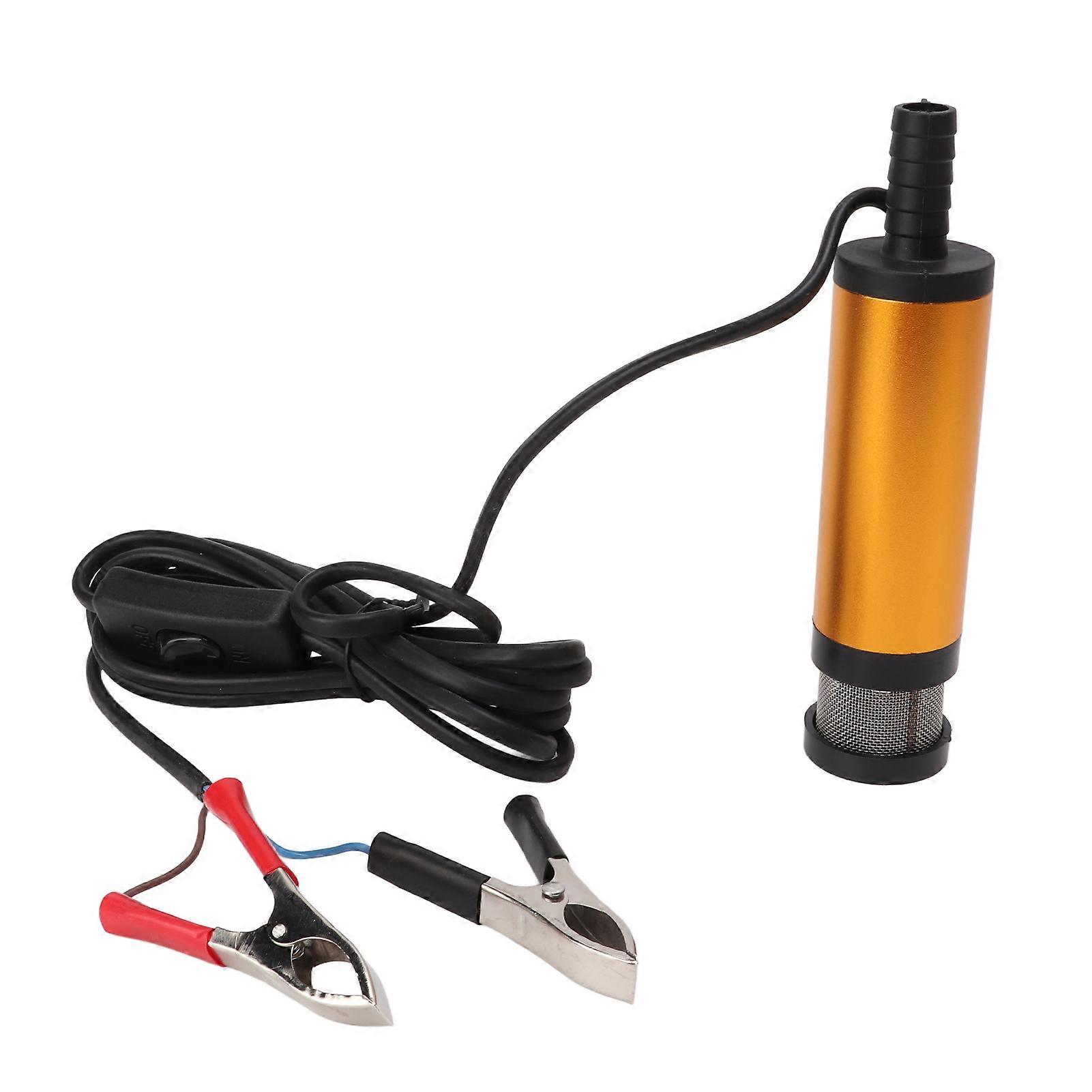 12V Oil Transfer Pump Filter Heavy Duty Structure Built in Electric ...