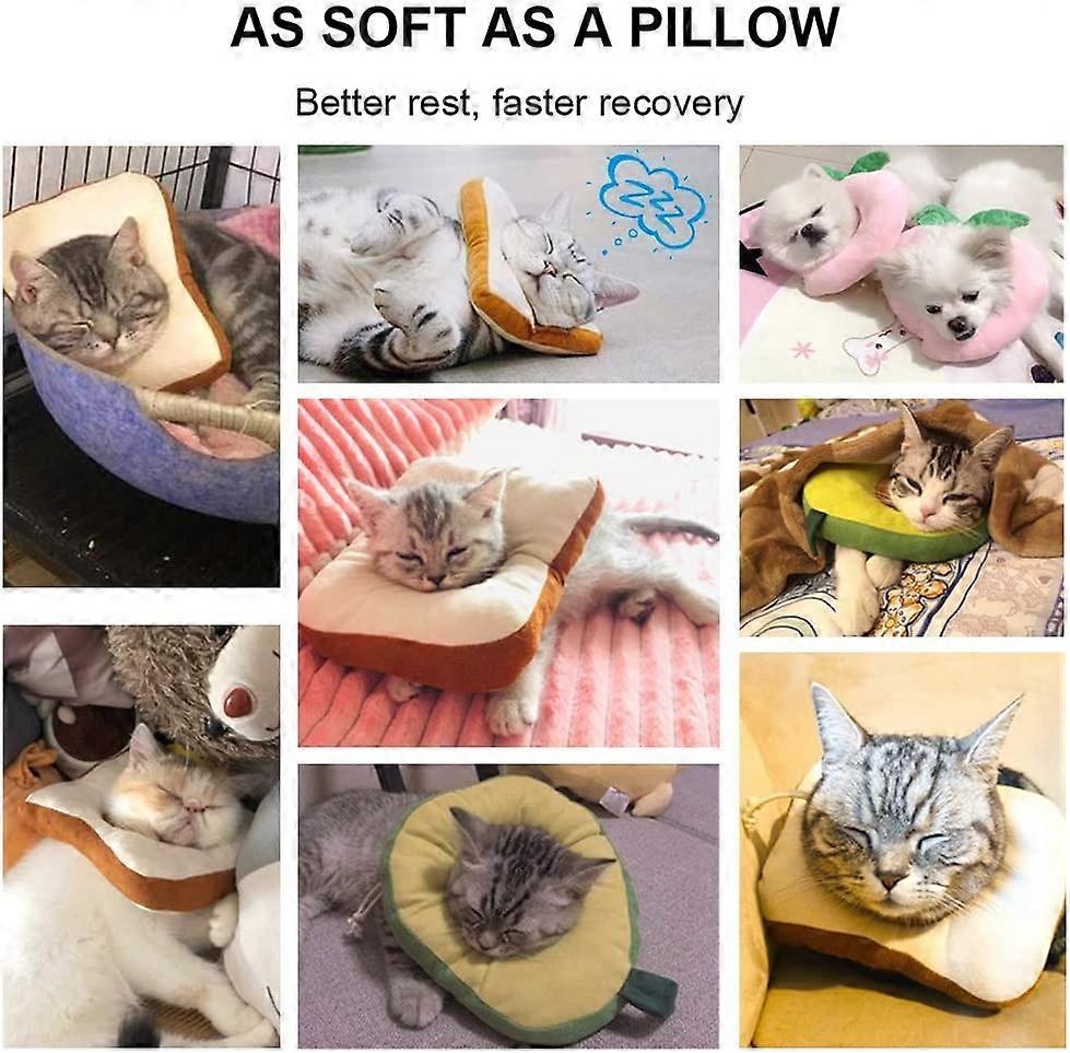 Adjustable Cat Cone Collar Soft, Cat Recovery Collar, Cute E Collar for ...