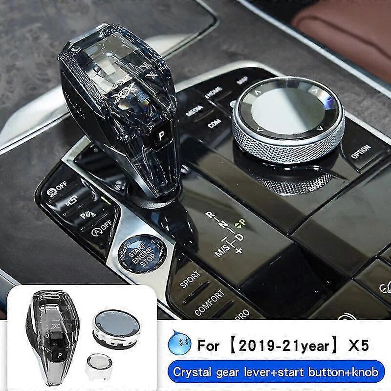 Automatic Gearbox Crystal Multicolor Led Gear Shift Knob Head Lever ...
