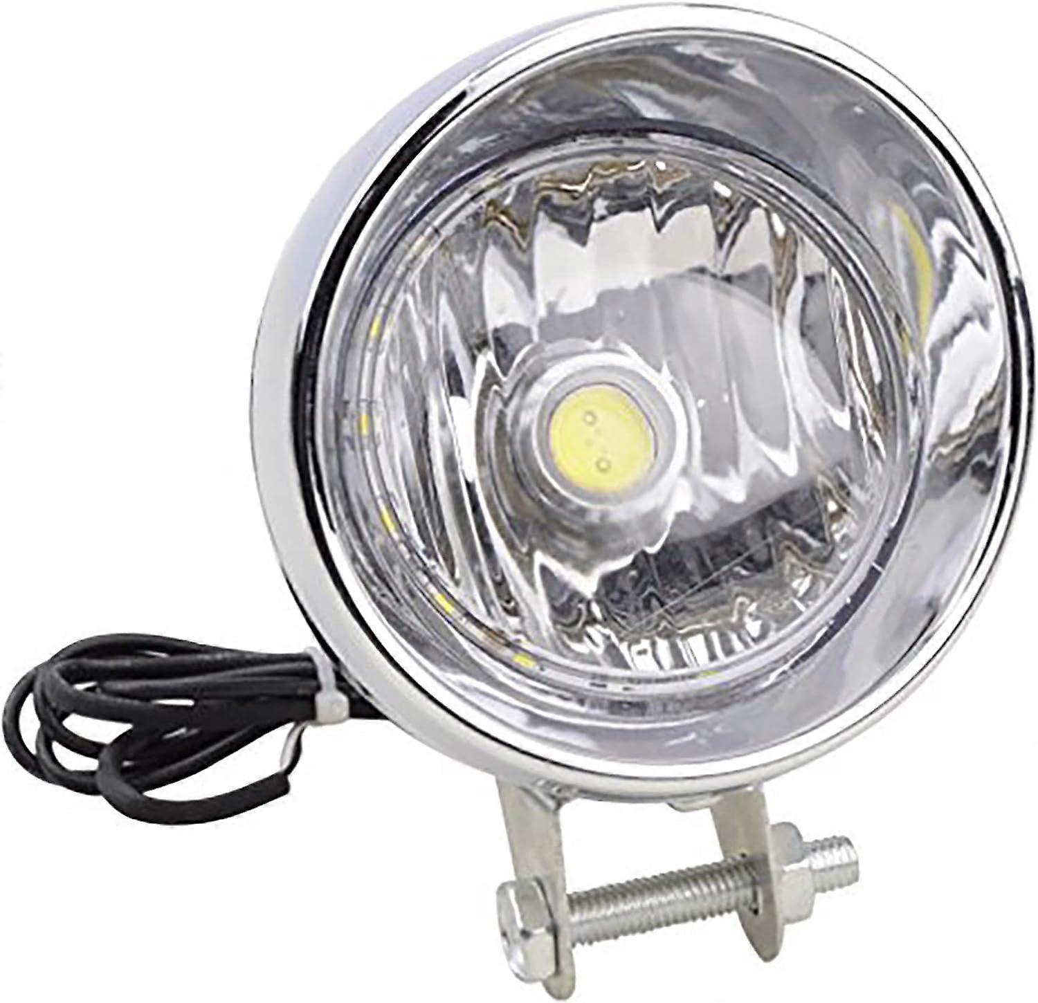 Chrome Motorcycle Headlight Headlight Headlight Universal Integrated ...