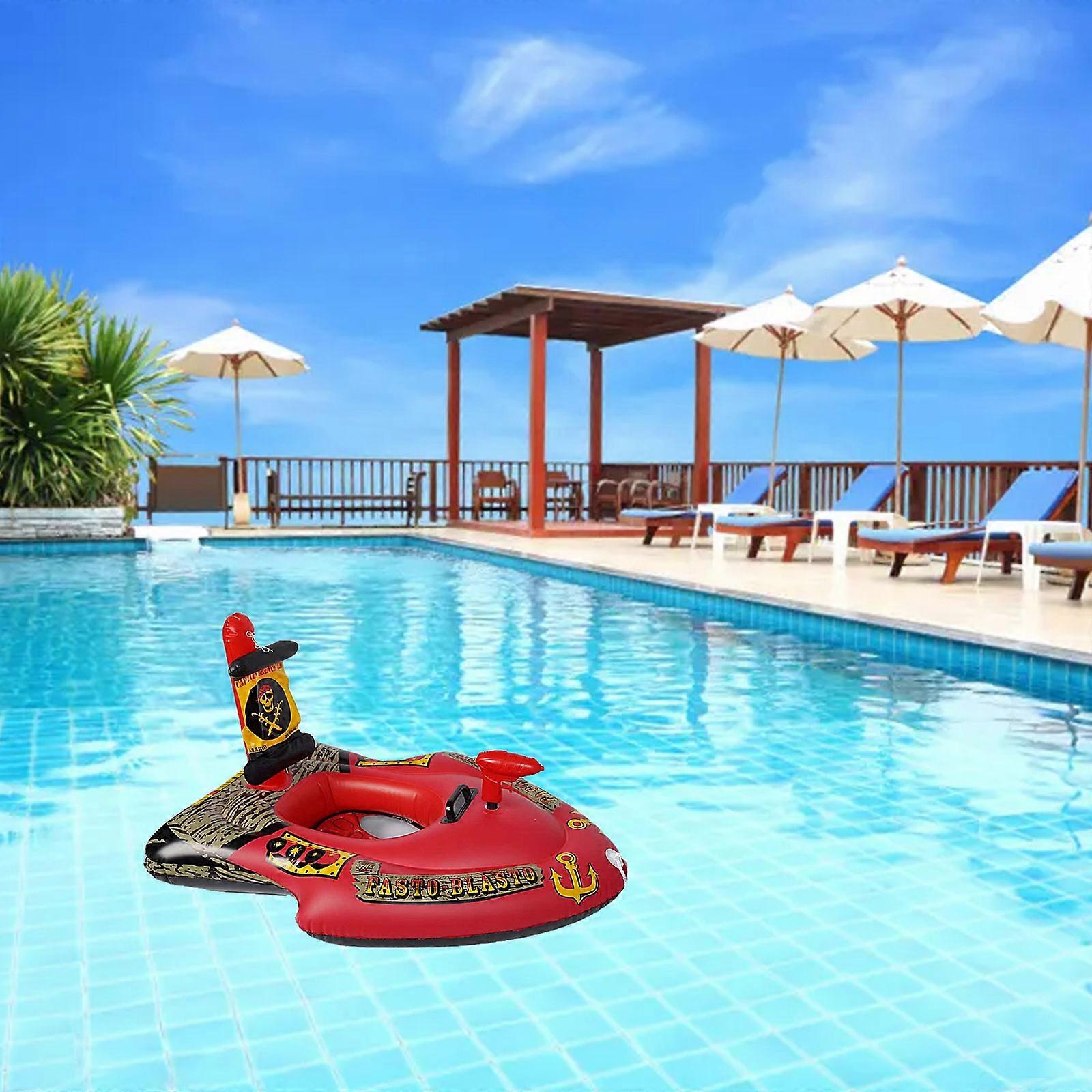 Best Offer-Children Sitting In Circle Pool Float Dinghy Pirate Ship ...