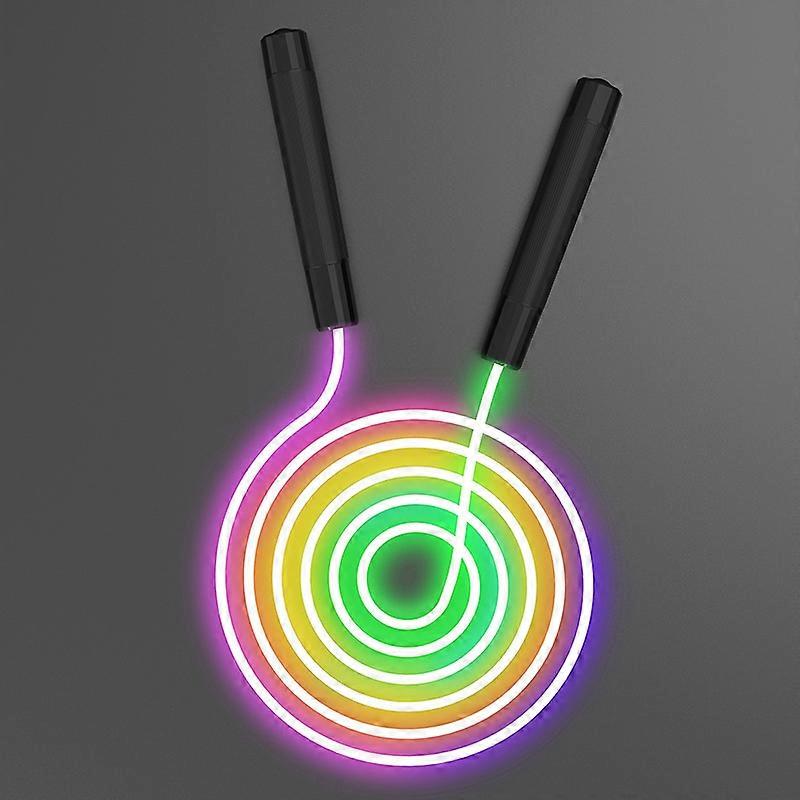 Glowing Jump Rope Adjustable 2.8m Light Up Skipping Rope | Fruugo UK