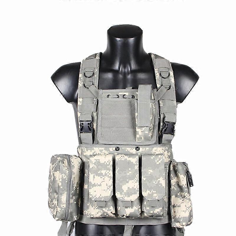 Hunting Tactical Combat Molle RRV Chest Vest Rig Military Paintball ...