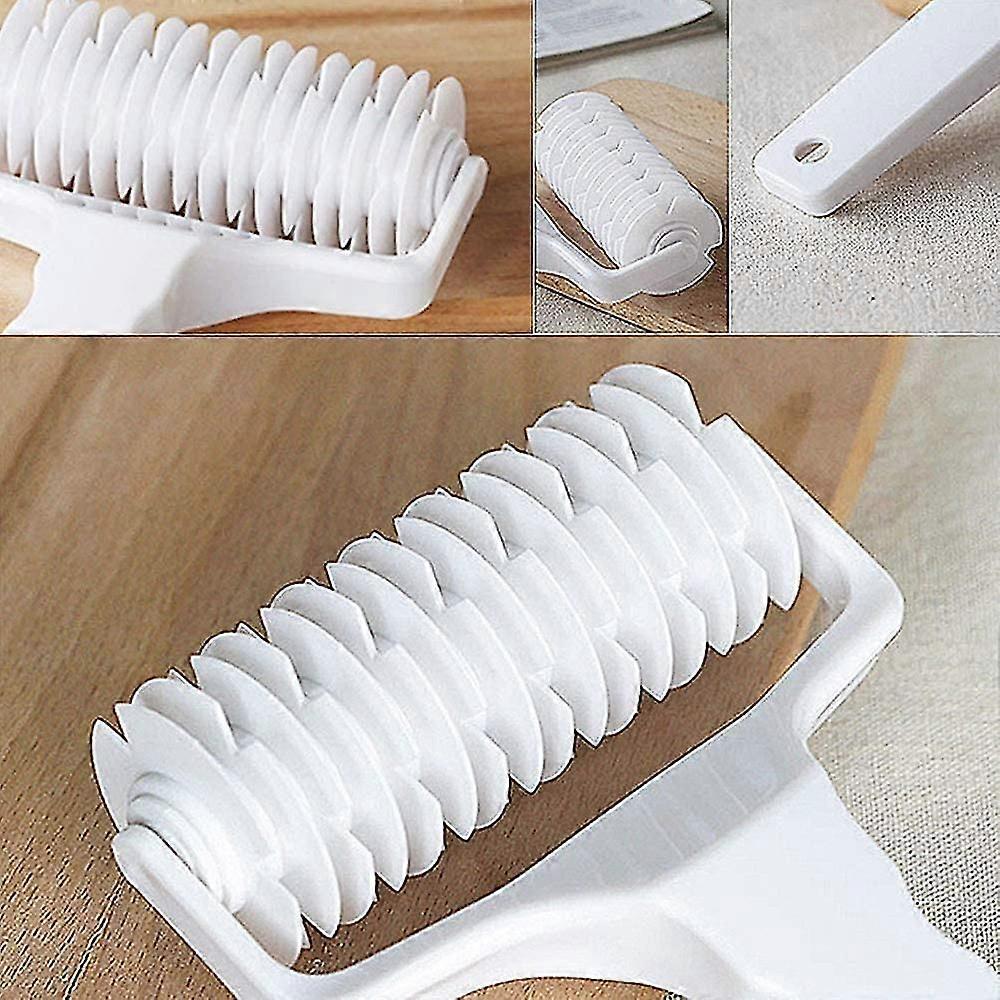 Lattice Rolling Pin Lattice Roller, Dough Pastry Slitter Pie Tool, Plastic Bakery Tool Cookies ...