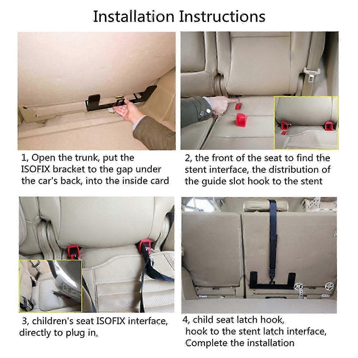 Universal Car Child Seat Restraint Anchor Mounting Kit Replacement for ...