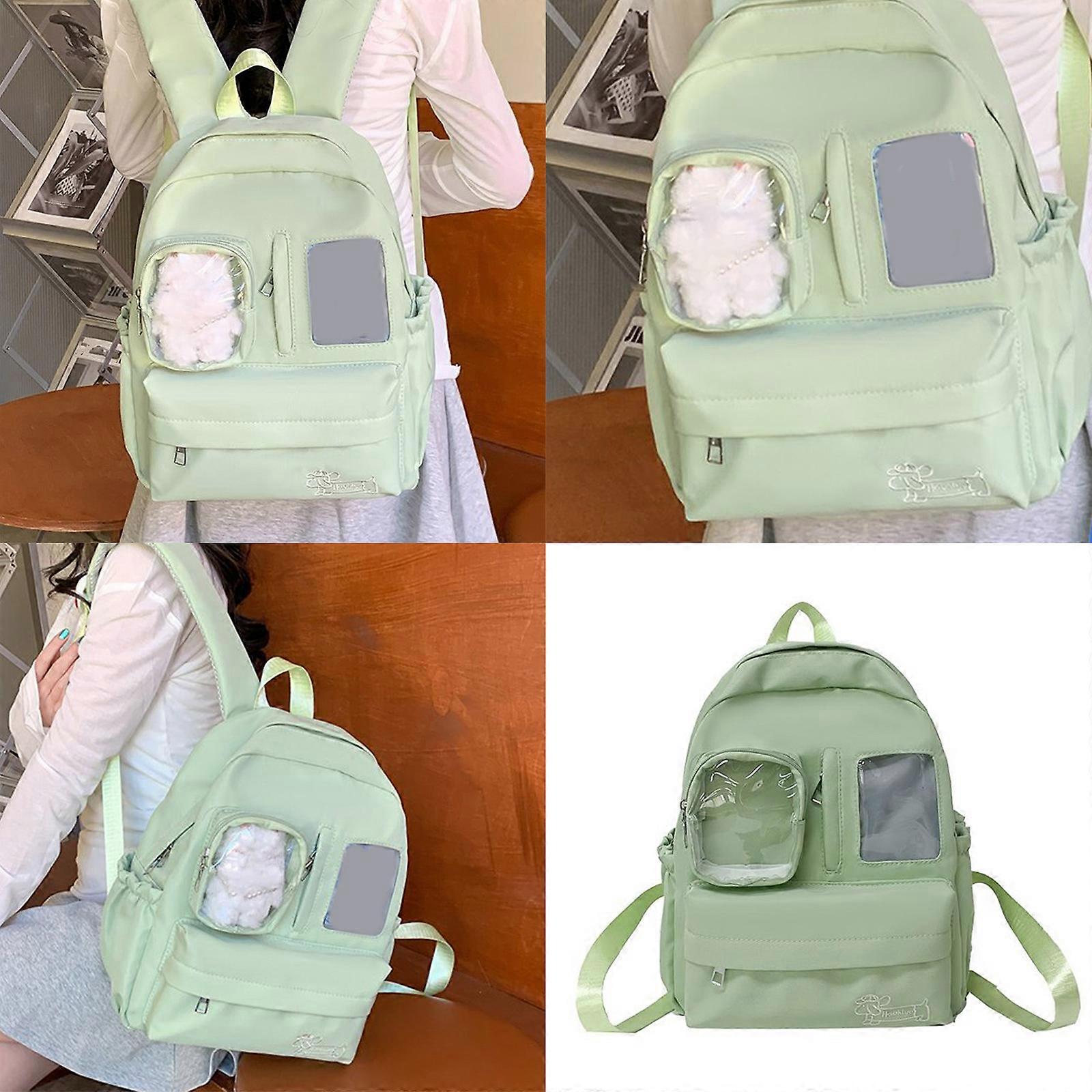 Itabag Pin Display Backpacks with Insert,Lovely Aesthetic Backpacks for ...