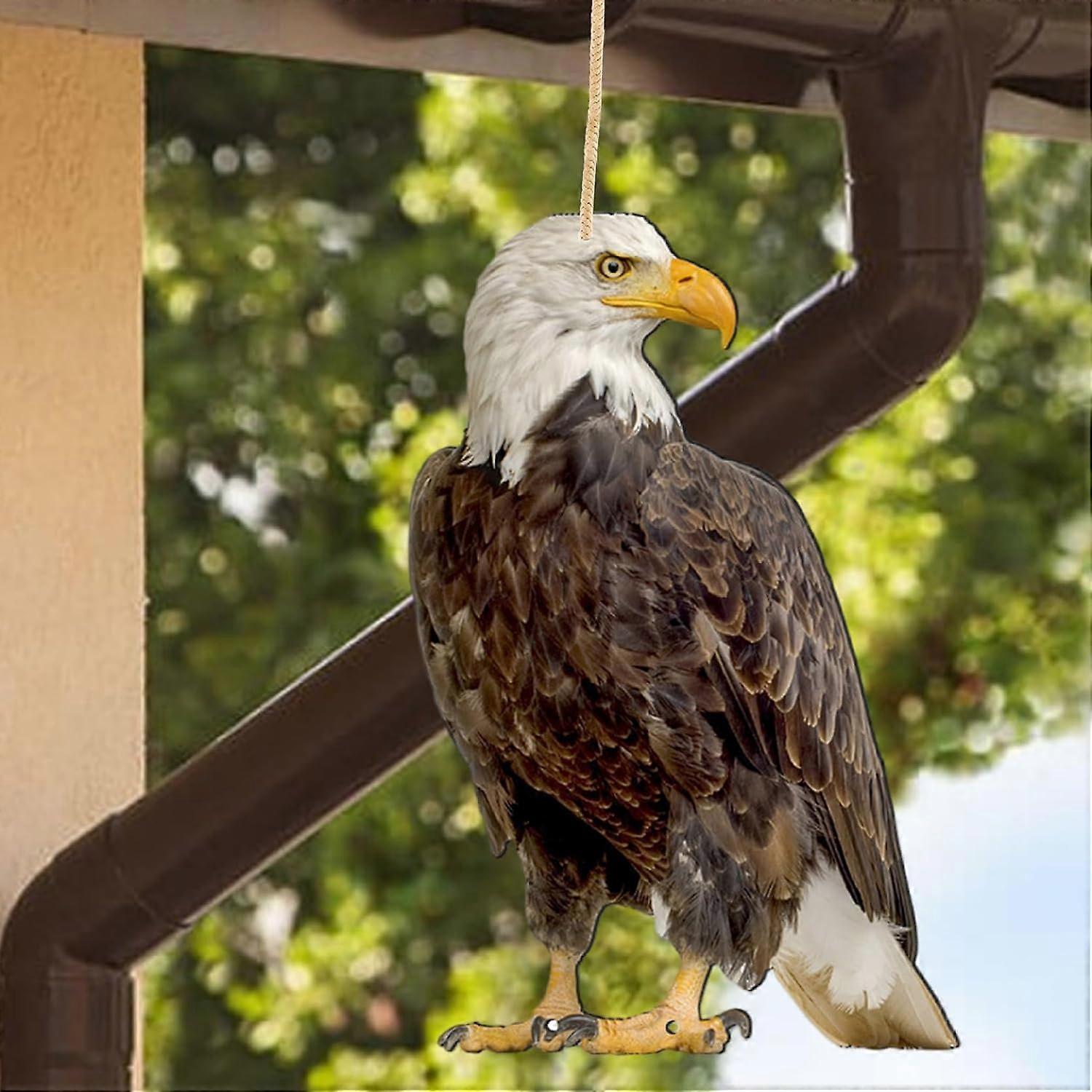 Outdoor Bird Repellent Devices, Realistic Eagle with Small Bell, Pigeon ...