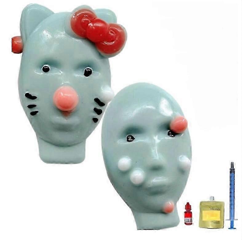 Funny Pimple Popper Toy, Popping Fidget with Filler Tools, Novelty-Good ...