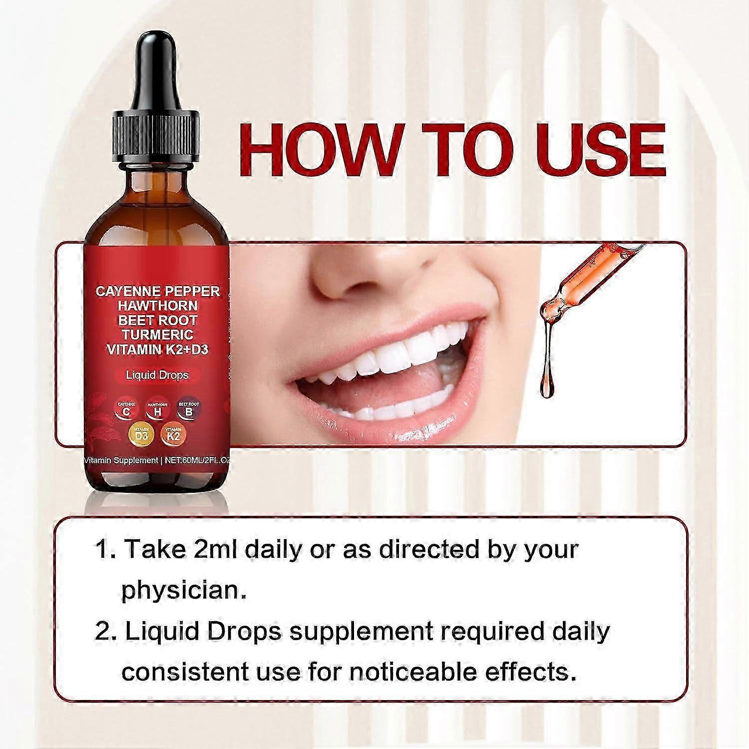 Cayenne pepper drops, Aeluro Cayenne pepper liquid drops, containing hawthorn beetroot ...