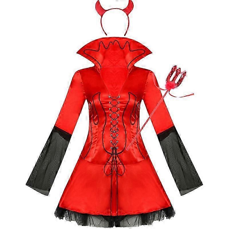 New Adult Vampire Costume For Women, Modern Gothic Female Vampire ...