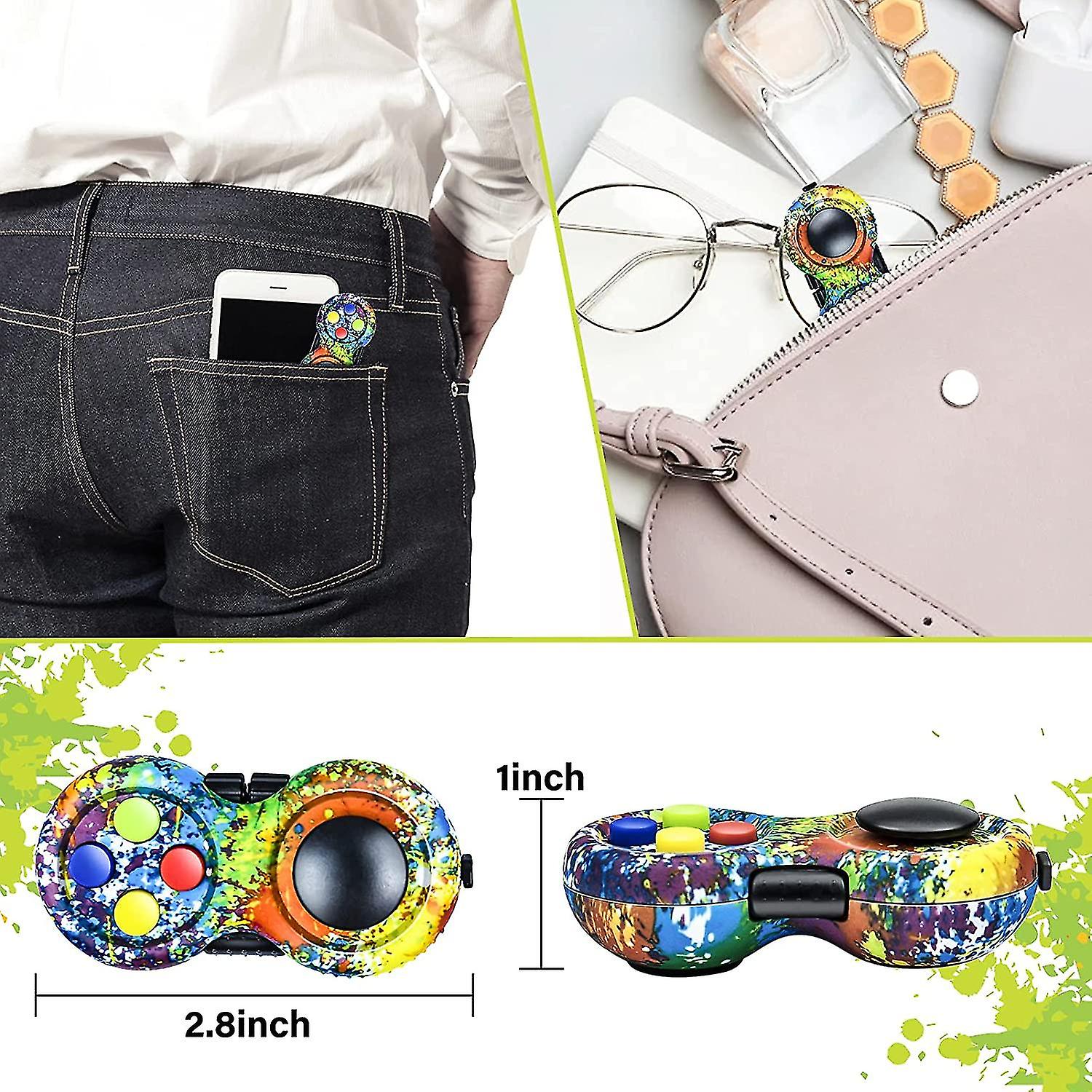 Classic Controller Game Pad Fidget Focus Toy With 8 Fidget Functions ...