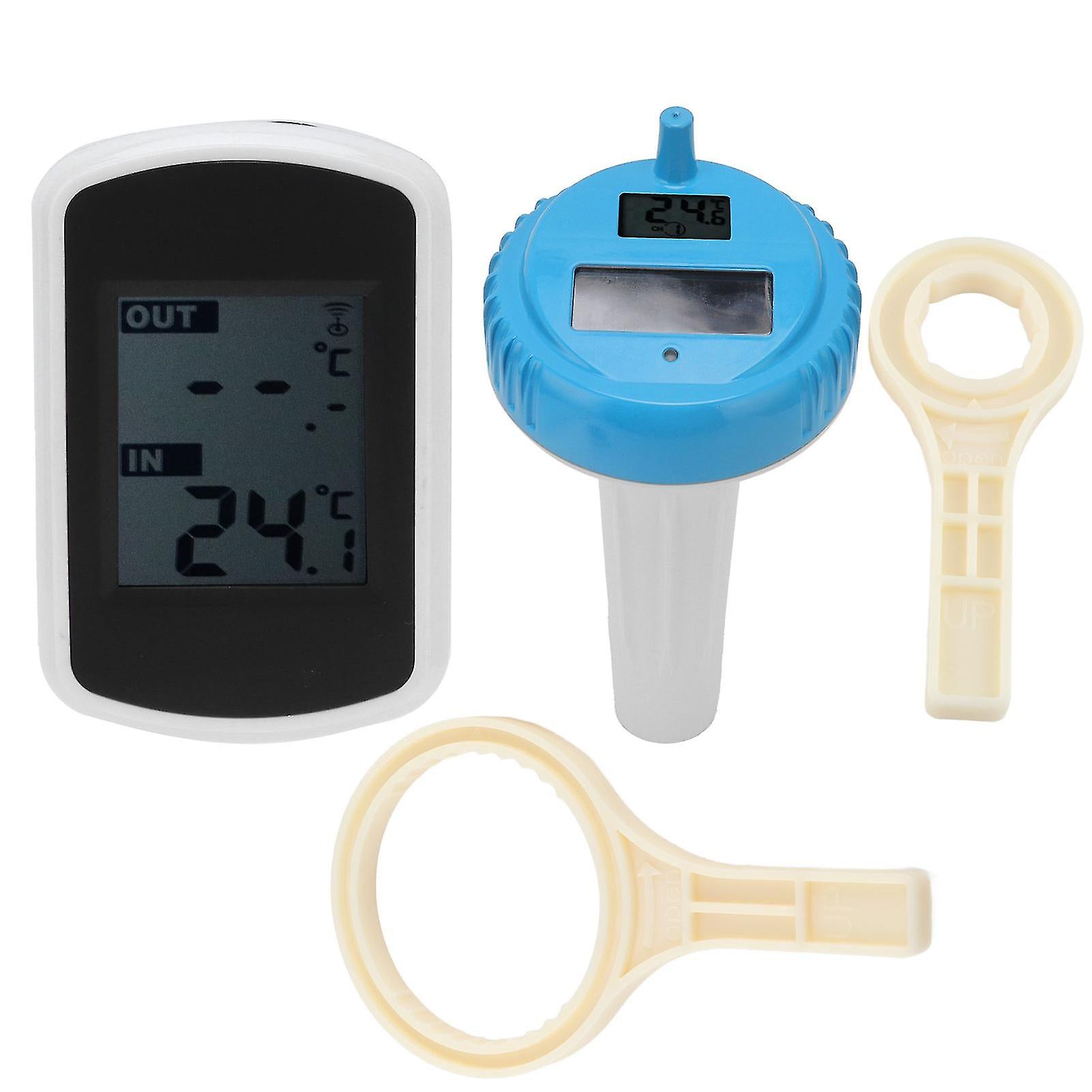 Floating Solar Wireless Thermometer Waterproof Swimming Pool Water ...