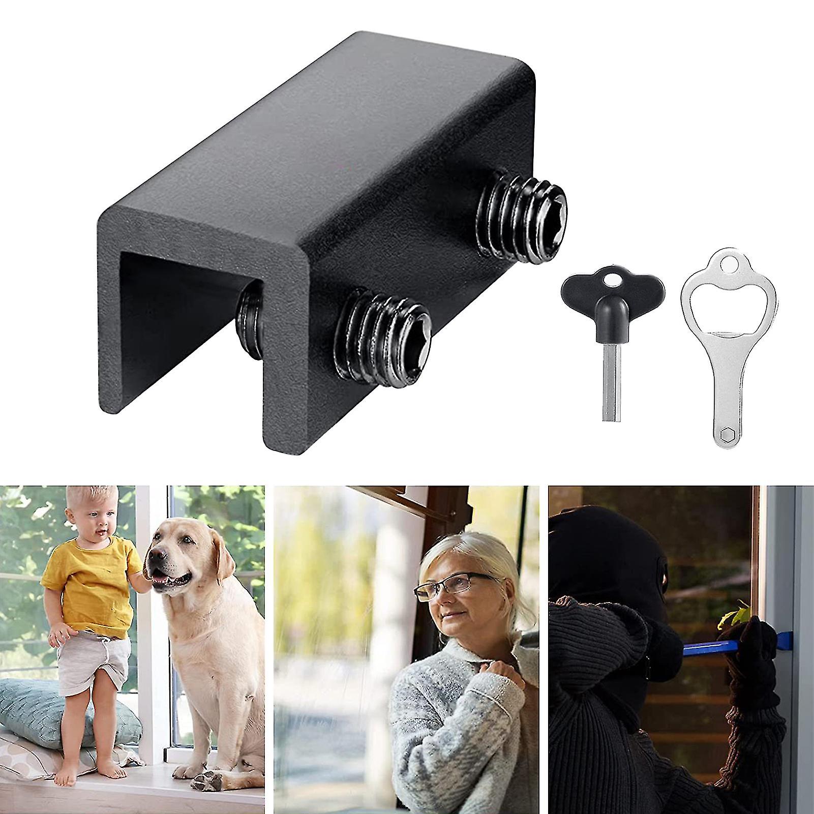 1 Set Window Limiter Sturdy Easy To Install Anti-theft Aluminum Alloy ...