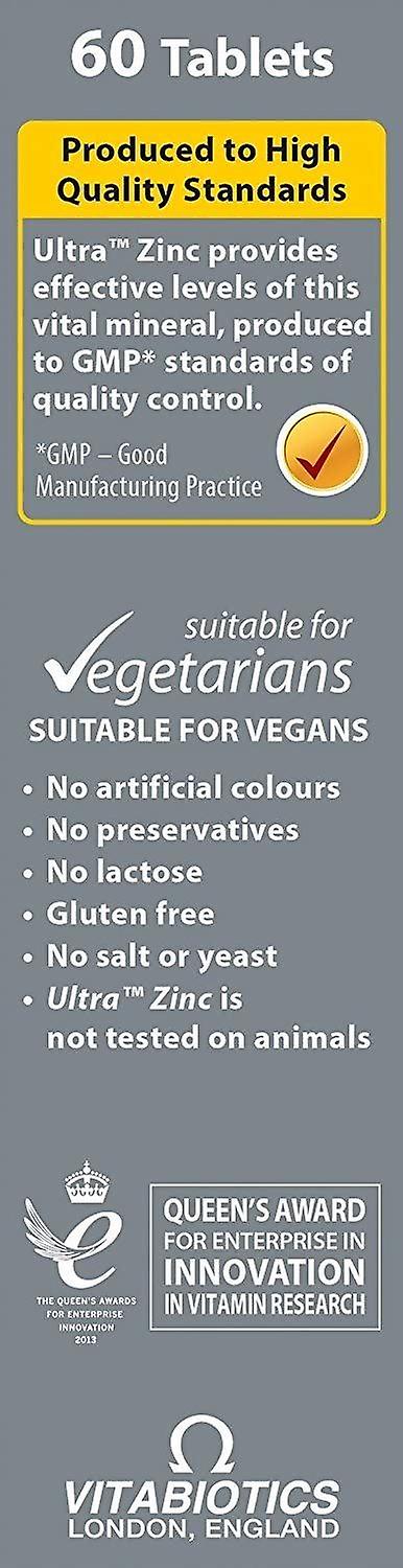 Vitabiotics Ultra Zinc 15mg with Copper - 60 Tablets | Fruugo DK
