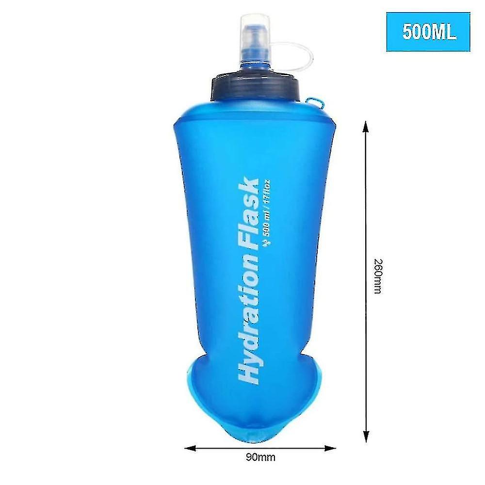 2 Packs Soft Hydration Flask,collapsible Water Bottles For Running ...