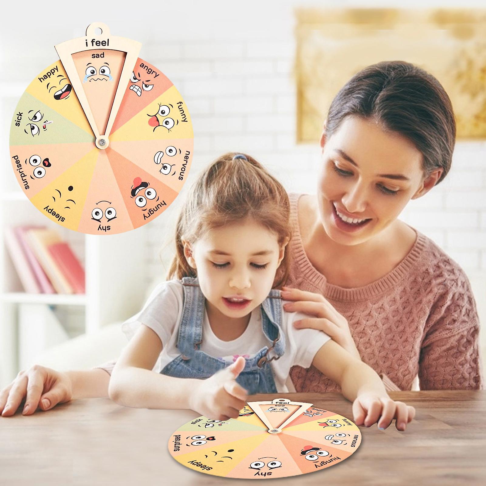 Toddlers Emotion Wheel Expressions Help Your Child Express Feelings ...