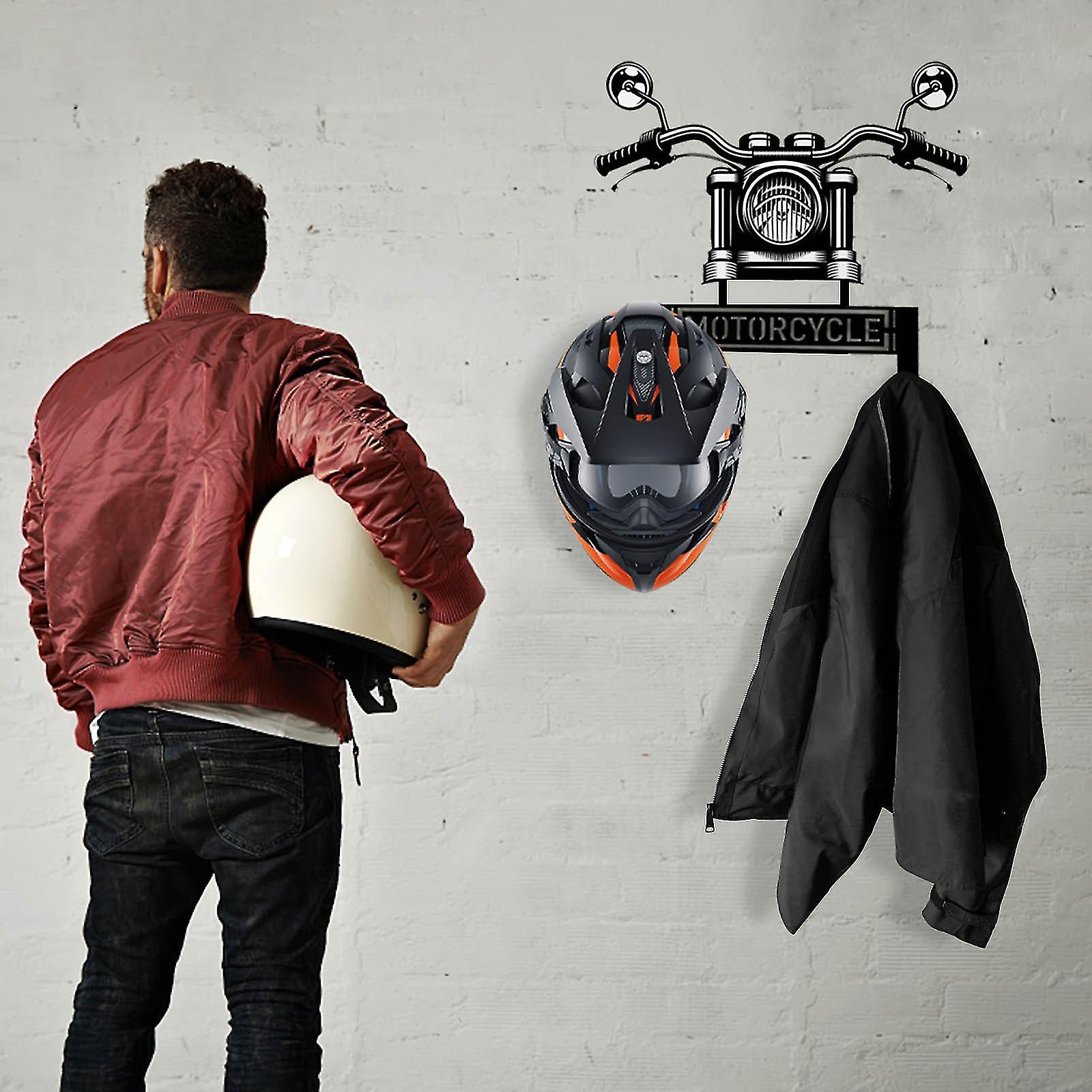 Personalized Motorcycle Helmet Holder Helmet Rack Wall Mount Motorcycle ...