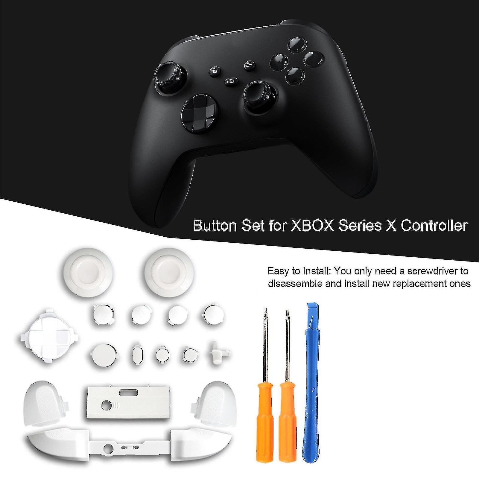 Replacement Kit For Xbox Series X Controller Lb Rb Bumpers Trigger Buttons Guide Button With ...