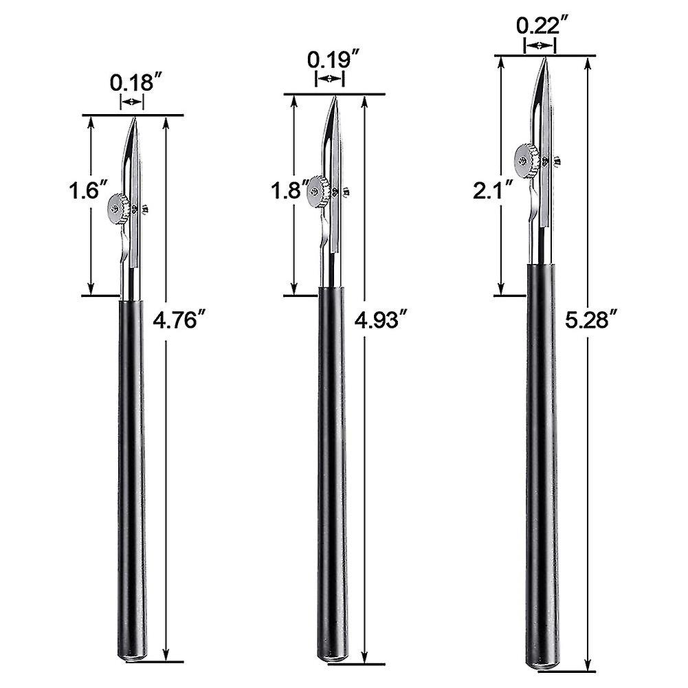 3 Sizes Art Ruling Pen Set, 3 Packs -hinged Fine Masking Fluid Pen ...