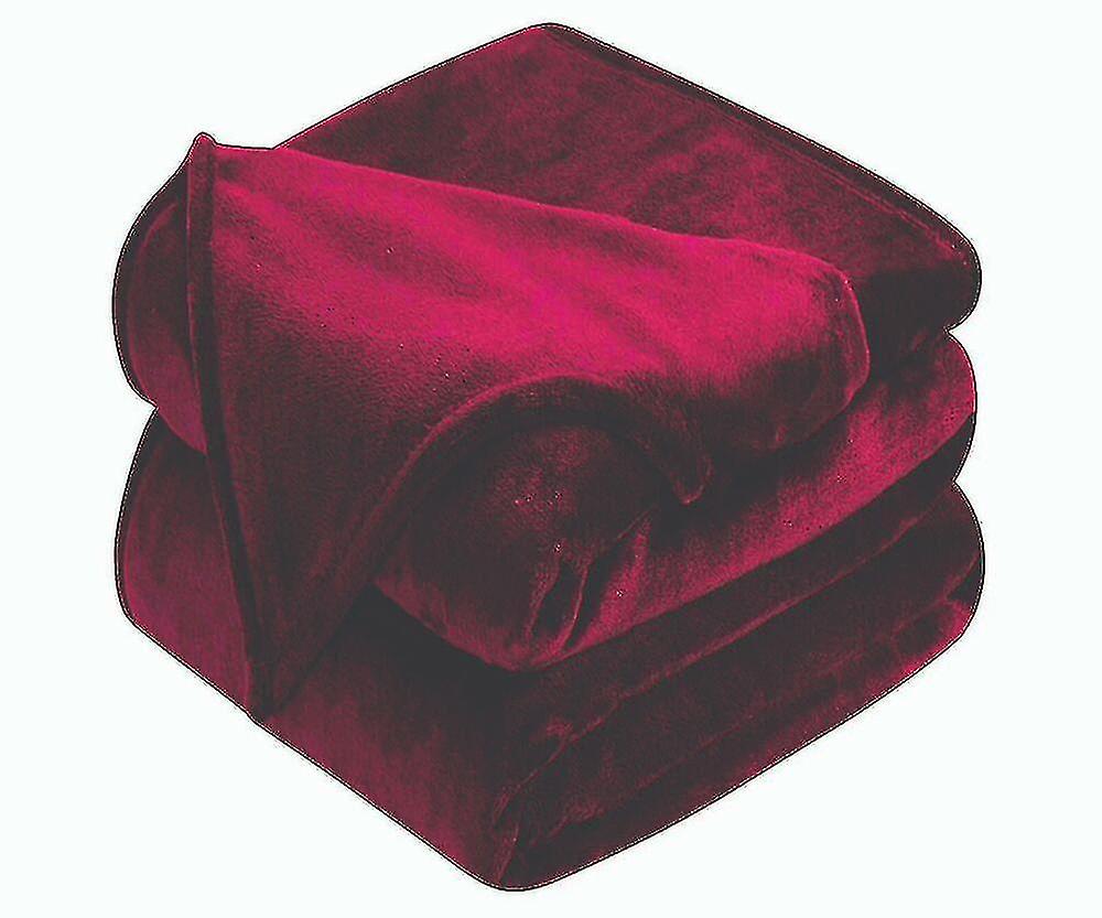 Soft Cosy Large Faux Fur Fleece Mink Blanket Bed Sofa Throw Double King ...