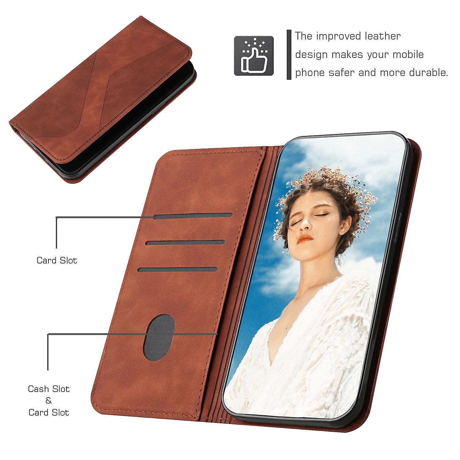 Samsung Galaxy A40 Case, PU Leather Flip Cover Magnetic Closure Wallet ...