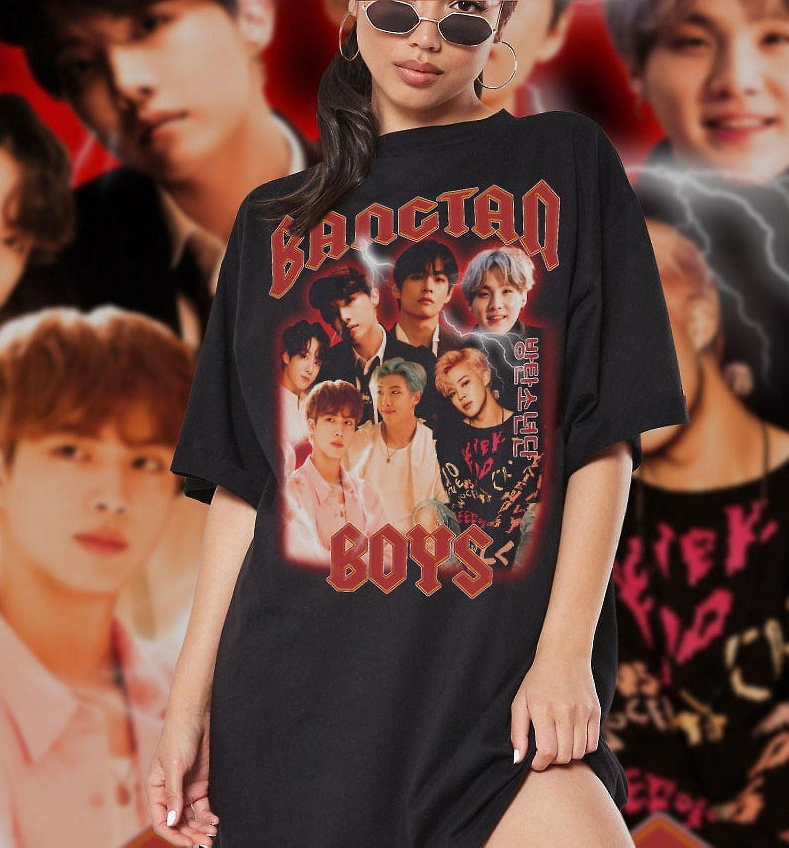 BTS Kpop Shirt, Jin Suga J Hope RM Jimin V Jungkook Tee, Bangtan Boys ...