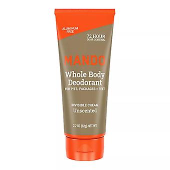 Mando Whole Body Deodorant Invisible Cream Unscented 2 Pack | Fruugo UK