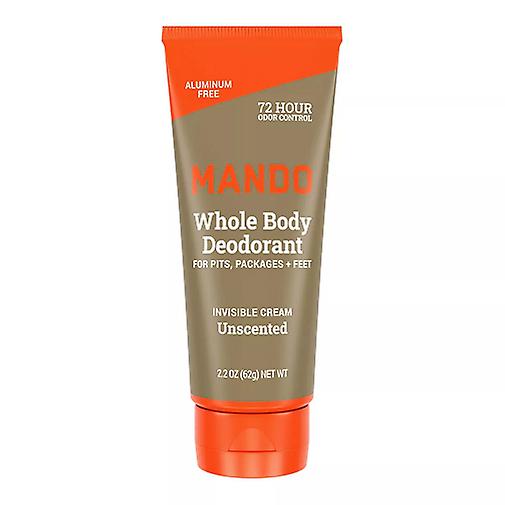 Mando Whole Body Deodorant Invisible Cream Unscented 2 Pack | Fruugo UK