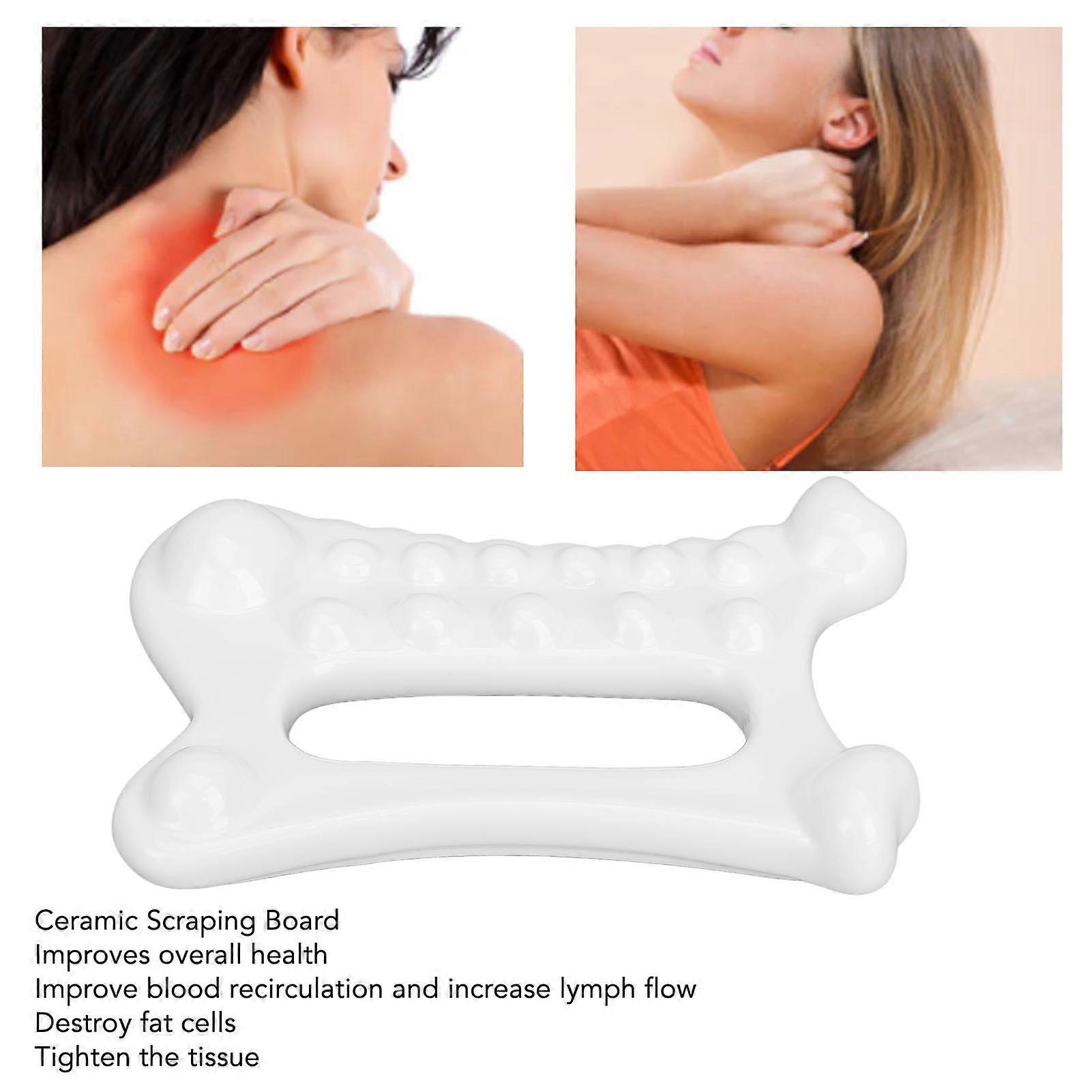 Ceramic Scraping Board Release Muscle Tension Ergonomic Gua Sha ...