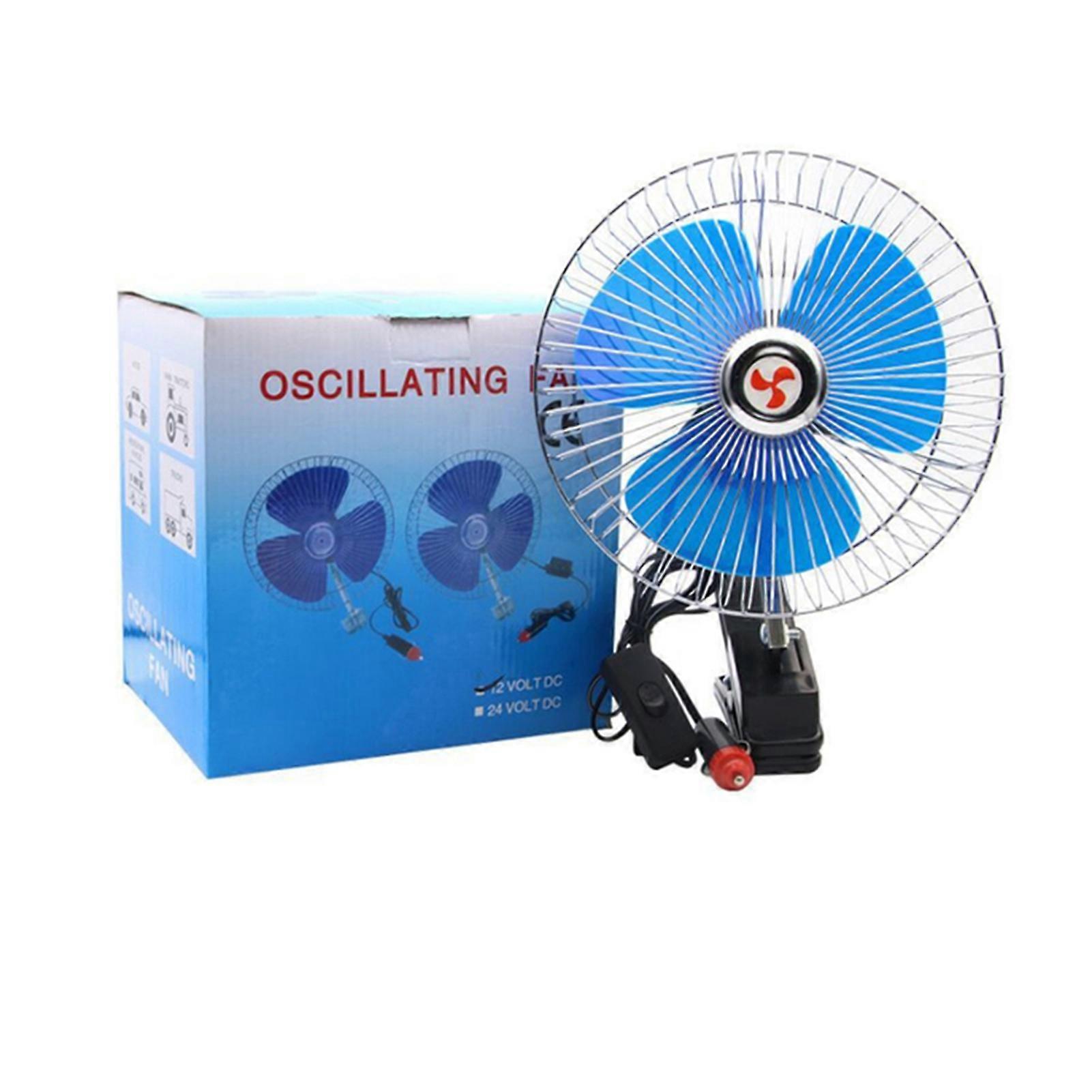 LBQ Summer Cooling Fan Rotation Adjustable Car Fan Mini Electric Auto ...