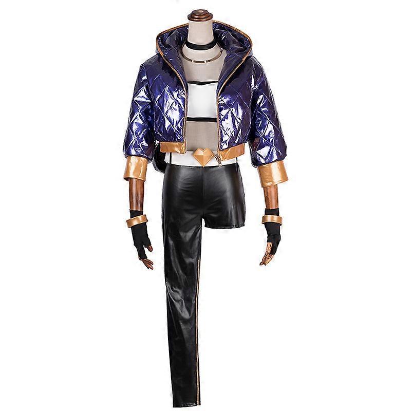 Kda Akali Cosplay Costume Lol Akali Cosplay Costume Women Outfit Coat ...