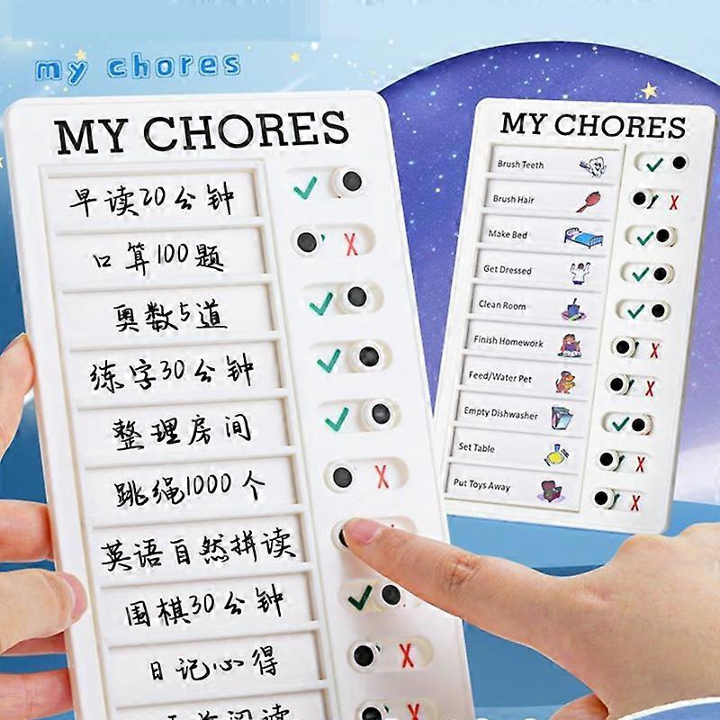 Checklist Daily Task Planning Board To Do List Pad Detachable Chores Wall Hanging Memo Plastic ...