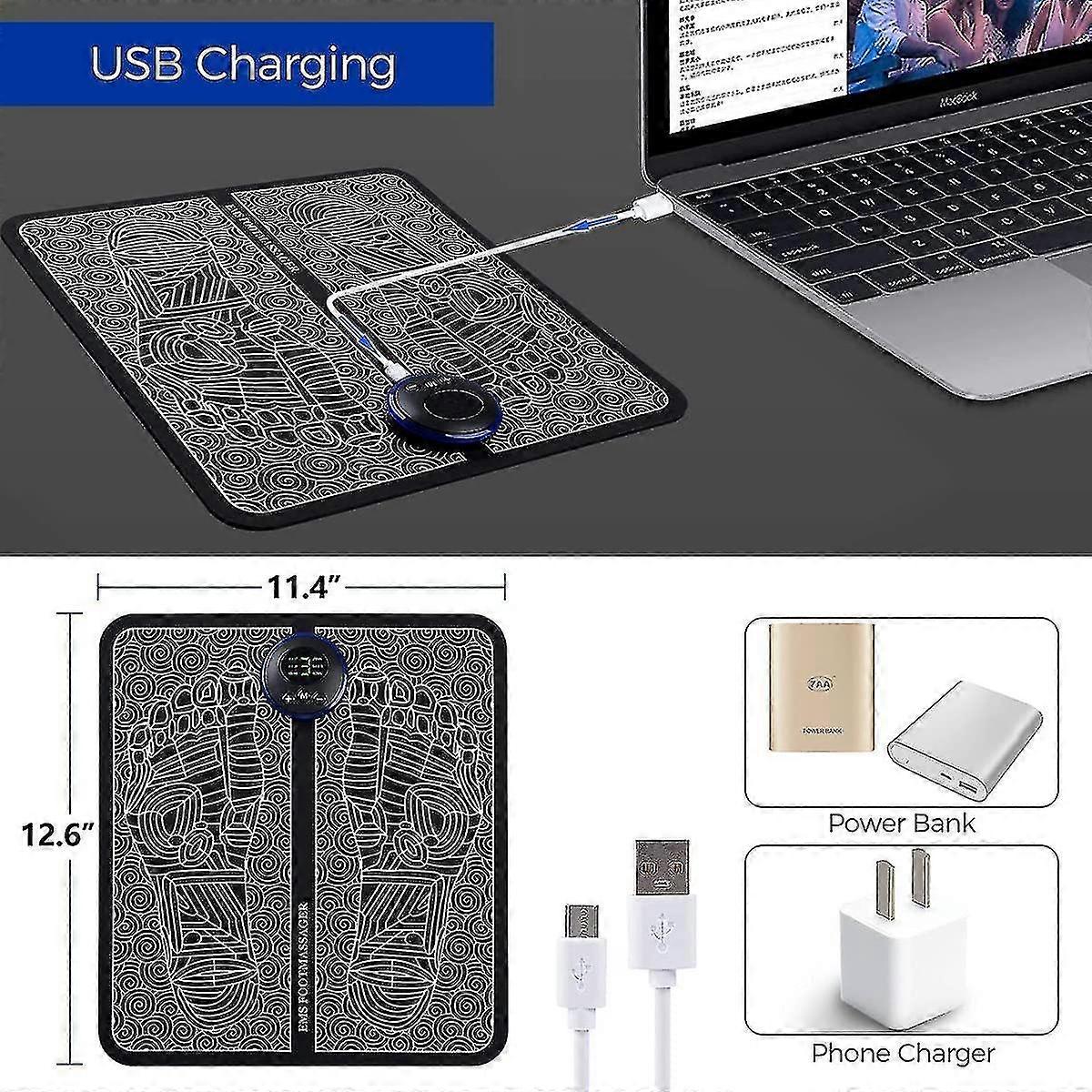 Ems Foot Massager, Foot Massager Electric Massage Machine, Foldable And ...