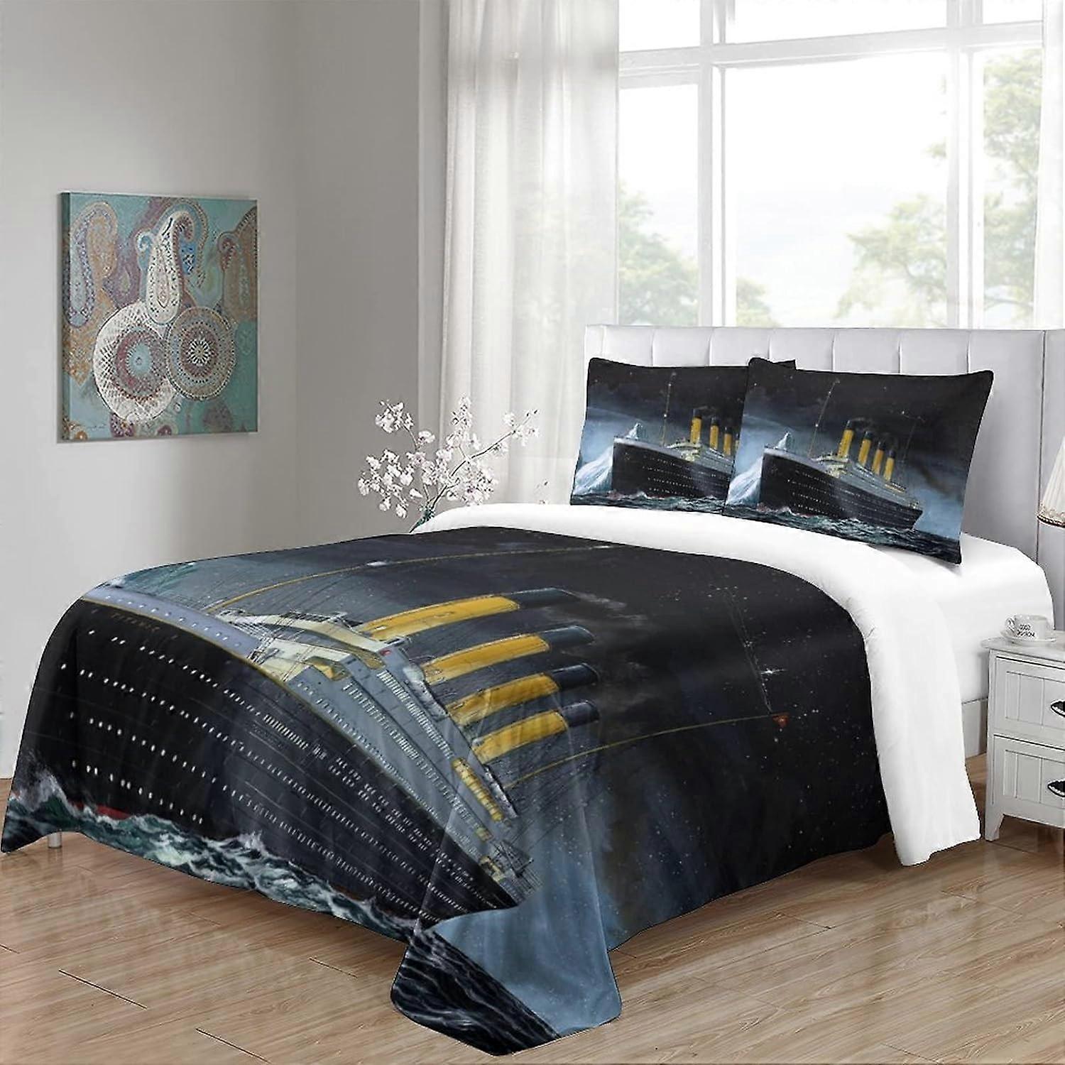 Titanic Bedding Set, D Printed Duvet Cover Set, Jack and Rose Pattern ...