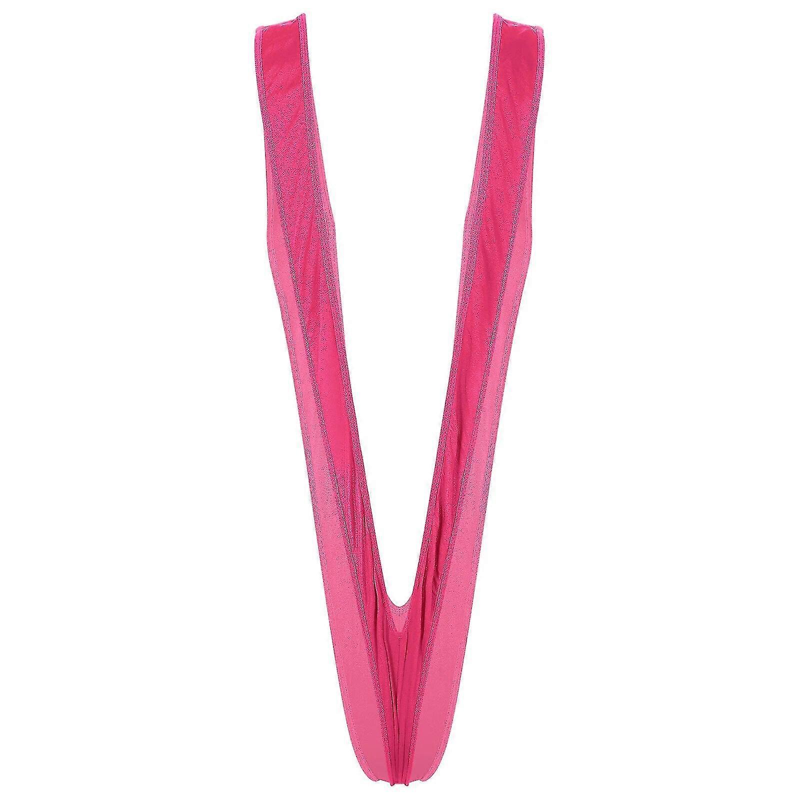 Mens Monokini One-piece Bathing Suit Swimsuit For Man Solid Color Deep ...