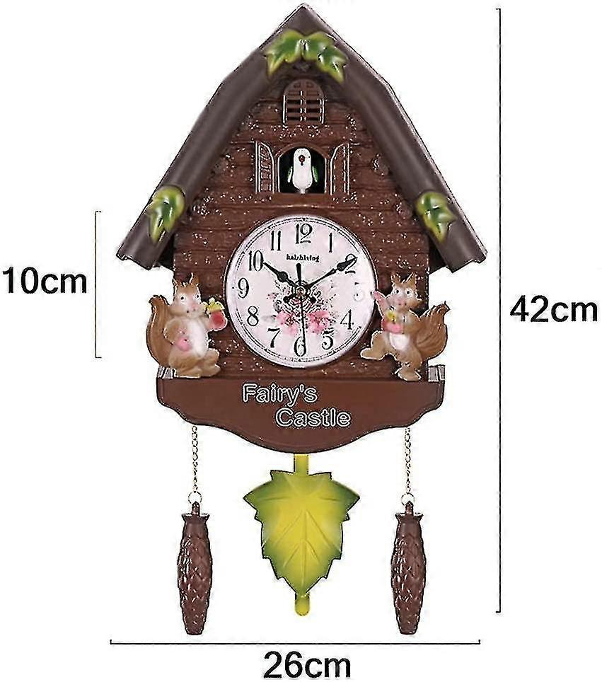Worth Having - Cuckoo Clock Black Forest Clock With Pendulum, Bird Wall ...
