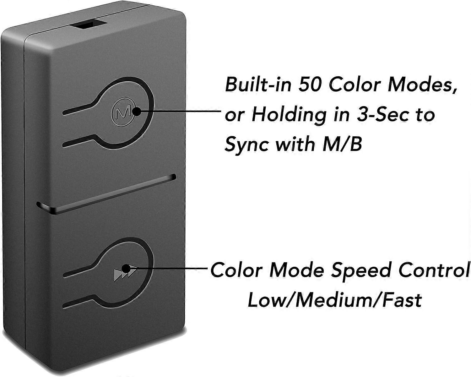 RGB Converter, 12V RGB to 5V ARGB Transfer Hub with 3-way Splitter ...