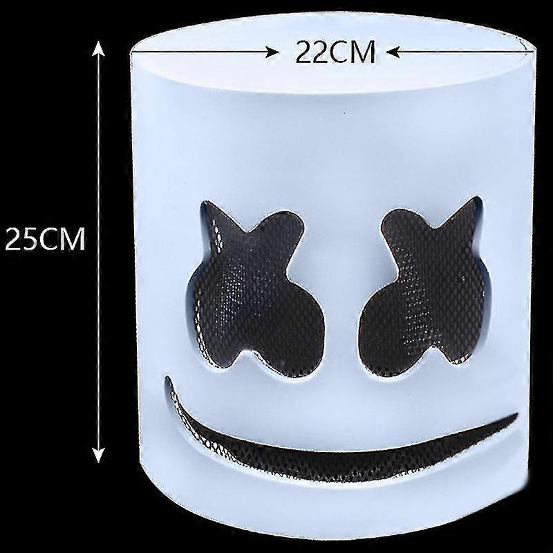 Halloween Dj Marshmello Full Head Mask Helmet Cosplay Party | Fruugo UK