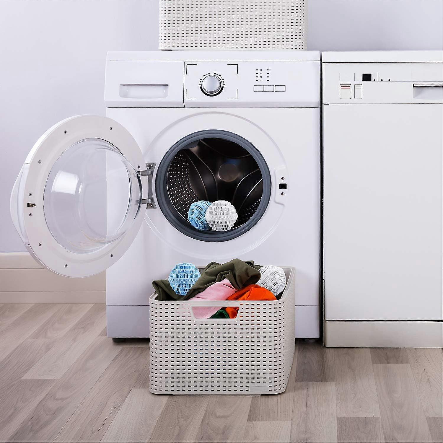 2 Pieces Laundry Ball, Natural Non Chemical Detergent Laundry Balls for ...