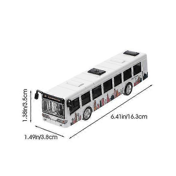 Simulation City Bus Model Pull Back Bus Toy Car Toy Vehicles Toy For ...