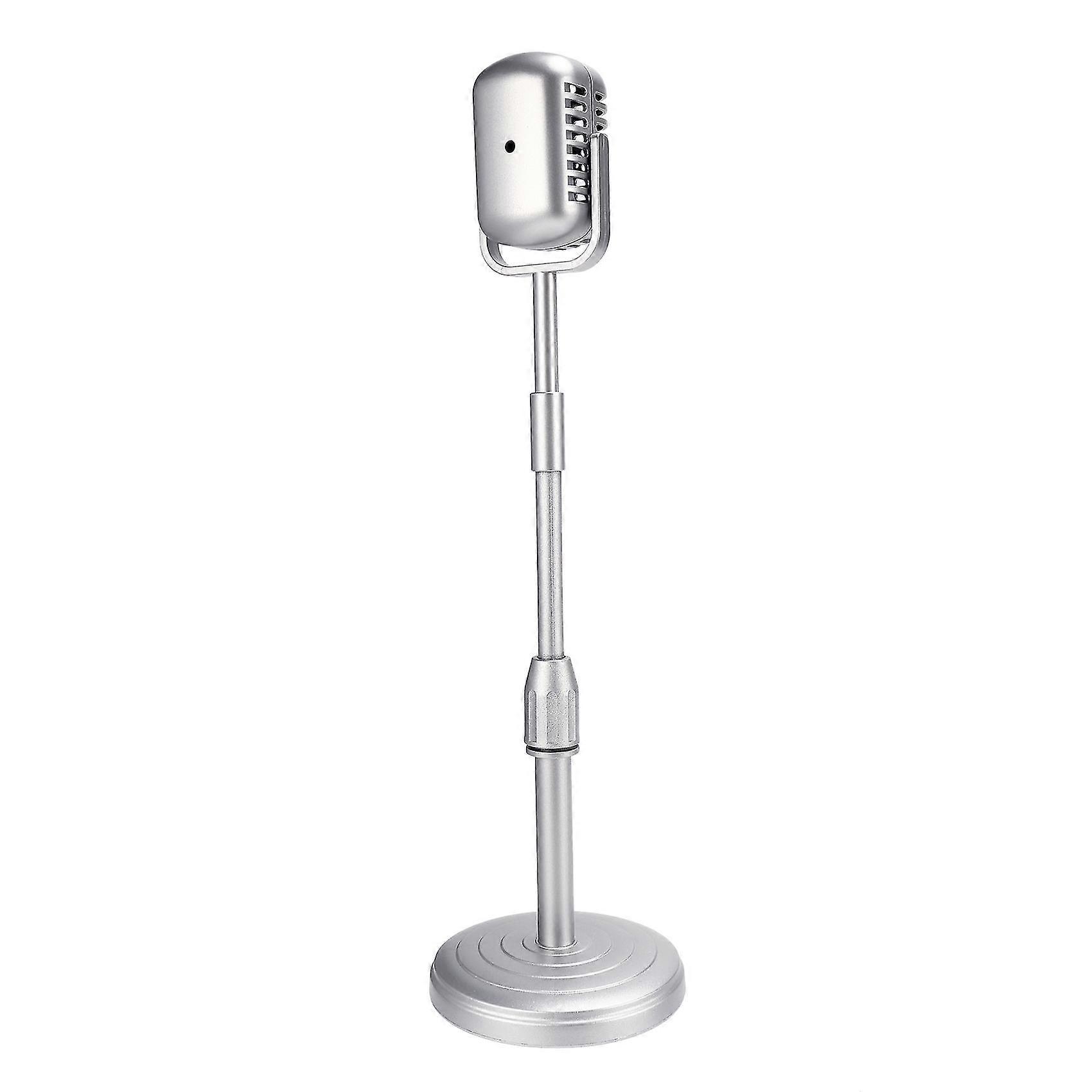 Vintage Desktop Microphone Prop Model With Adjustable Height, Classic ...