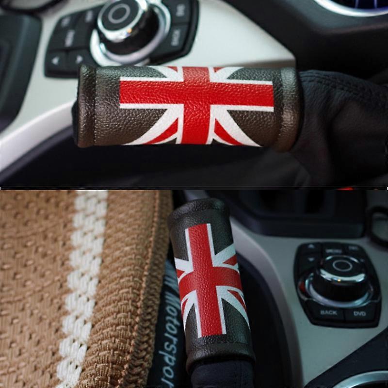 Leather hand brake handle cover for mini cooper, interior decoration ...