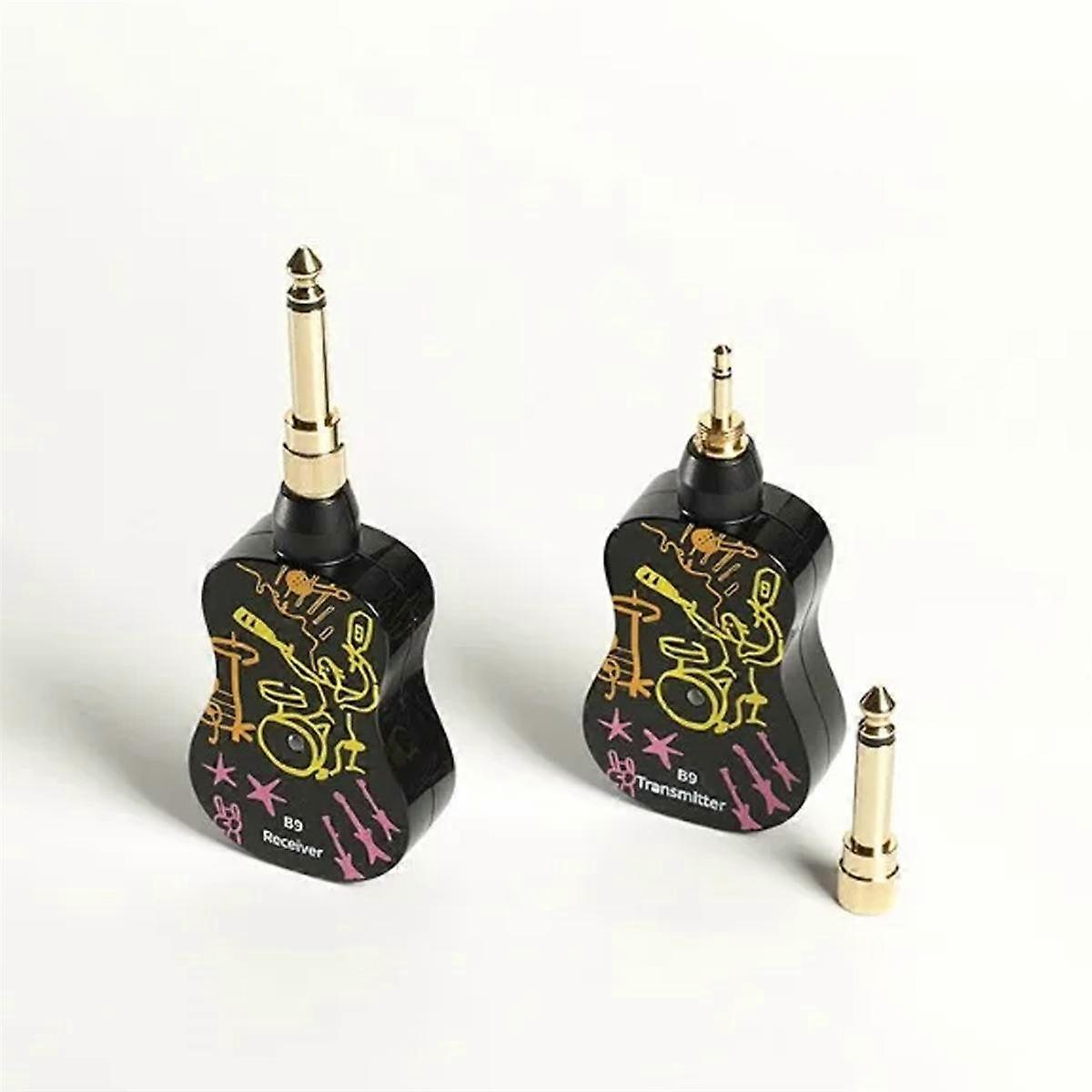 Wireless Guitar System 2.4Ghz Guitar Pickup Transmitter Receiver for ...